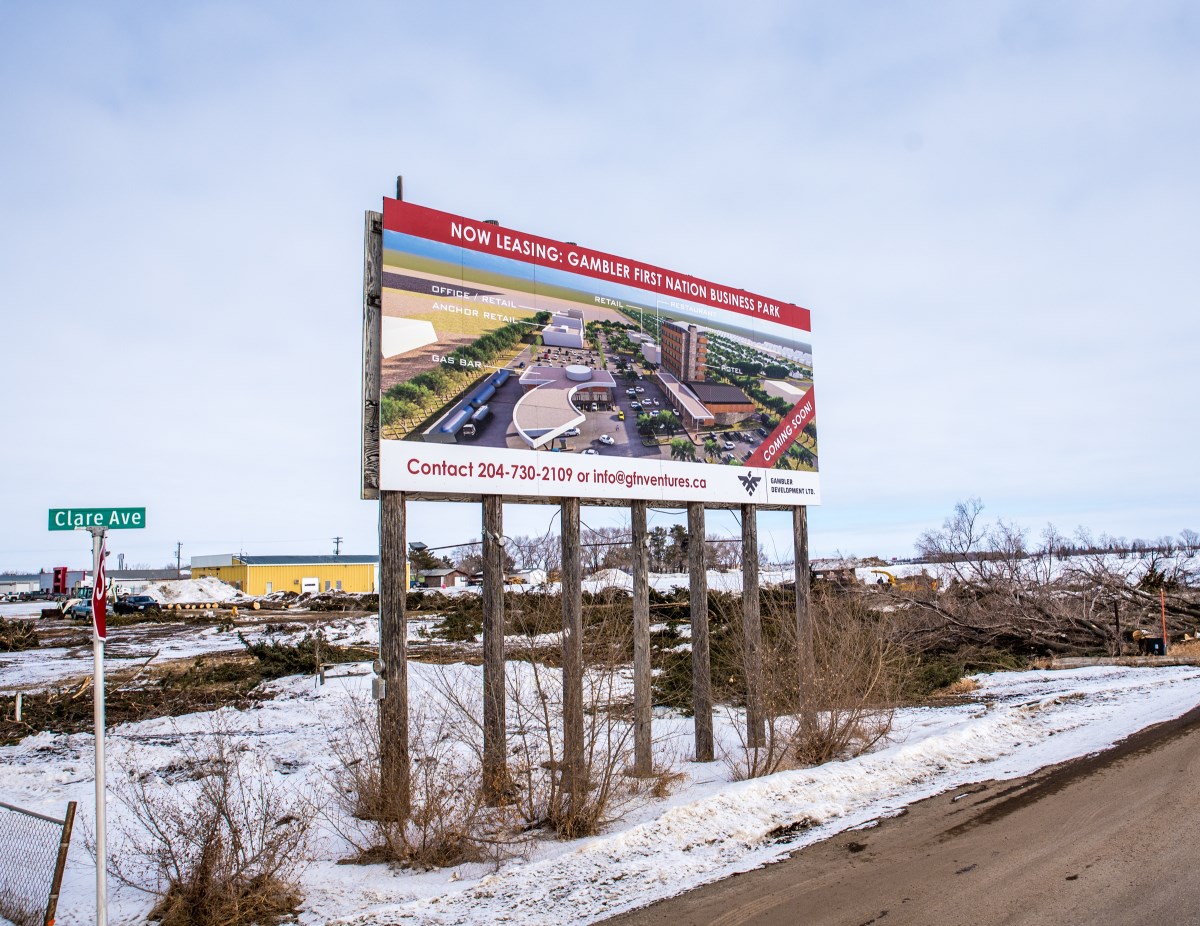 Gambler First Nation site off of 18th St N being prepared for ...